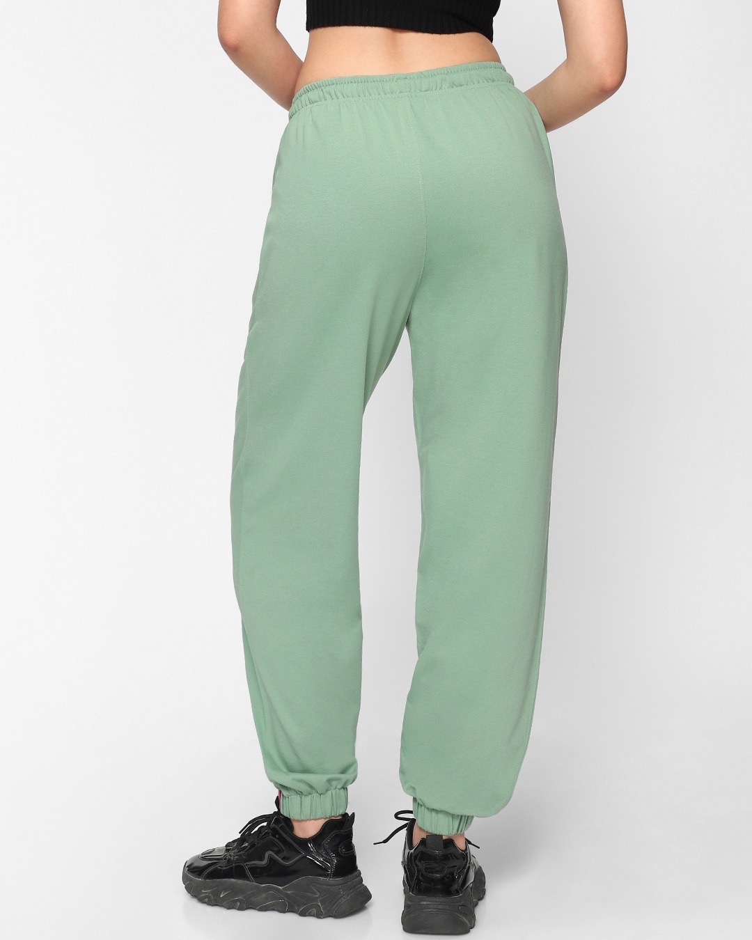 Buy Women's Green Oversized Joggers Online at Bewakoof