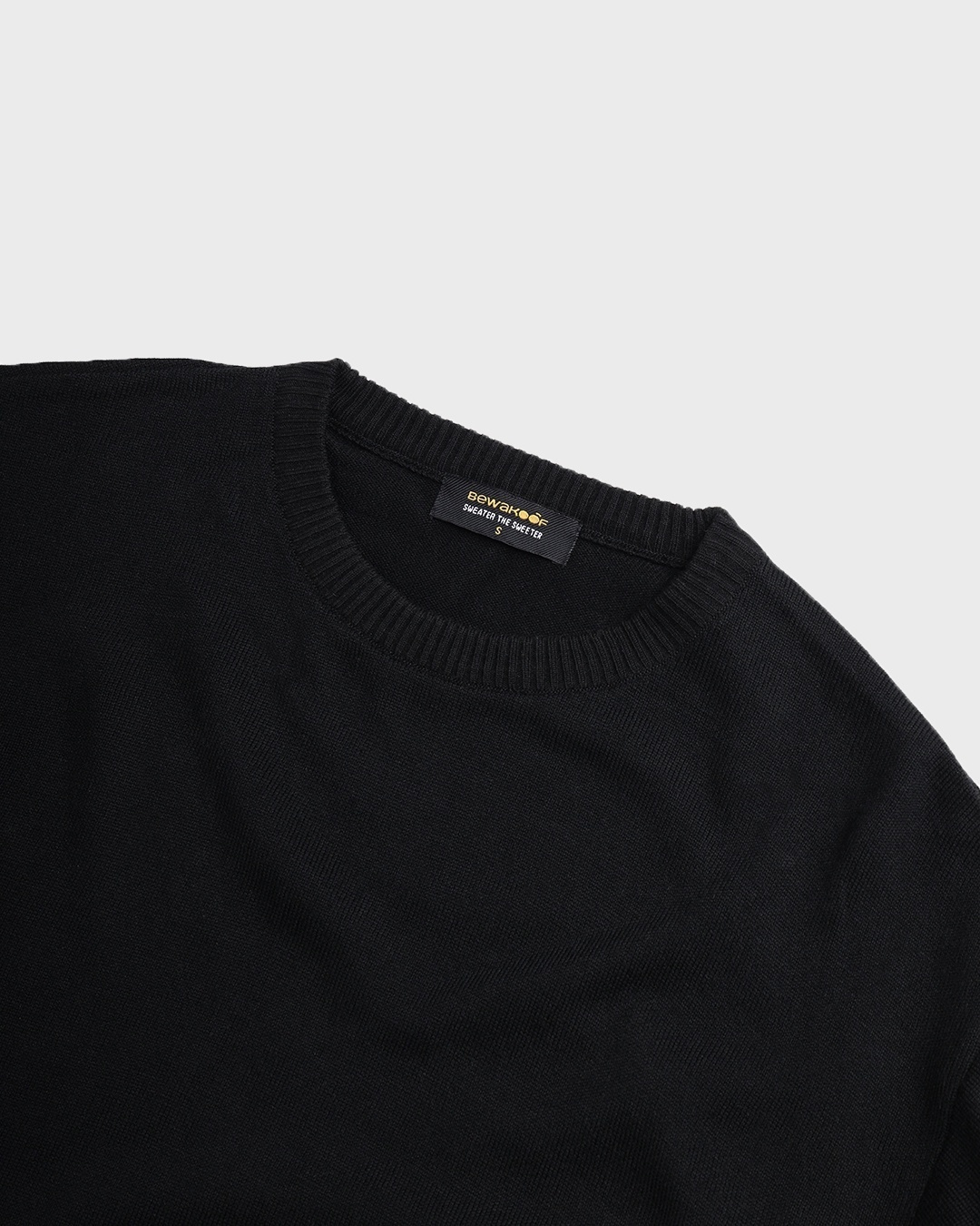 Buy Women's Black Sweater Online at Bewakoof