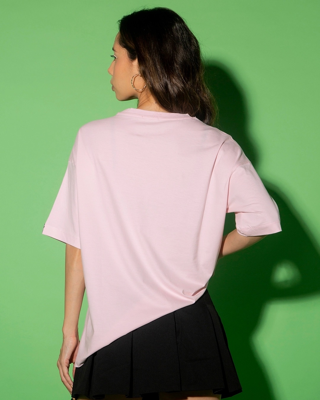 Buy Women's Pink Party Planning Committee Graphic Printed Oversized T ...