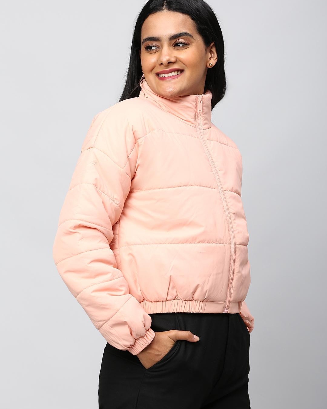 Buy Women's Pink Shell Jacket for Women Pink Online at Bewakoof