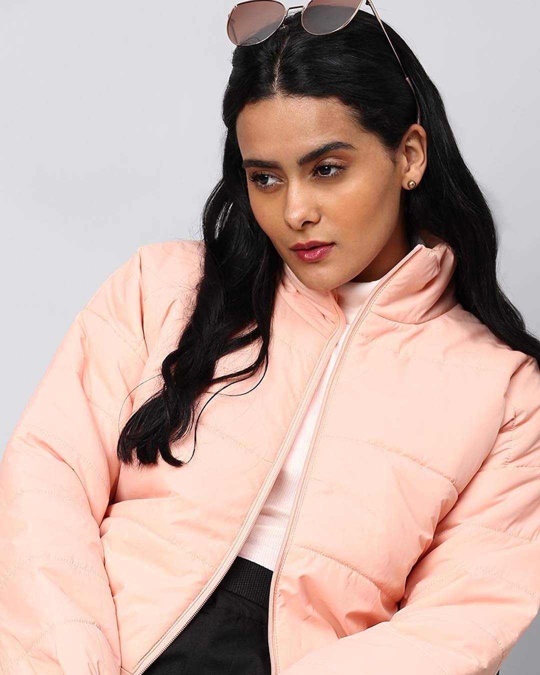 Buy Women's Pink Shell Jacket for Women Pink Online at Bewakoof