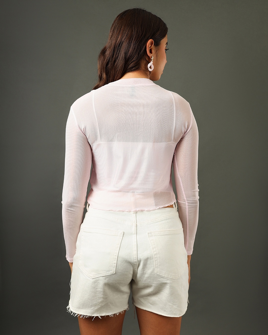 Buy Women's Pink Slim Fit Short Top Online at Bewakoof
