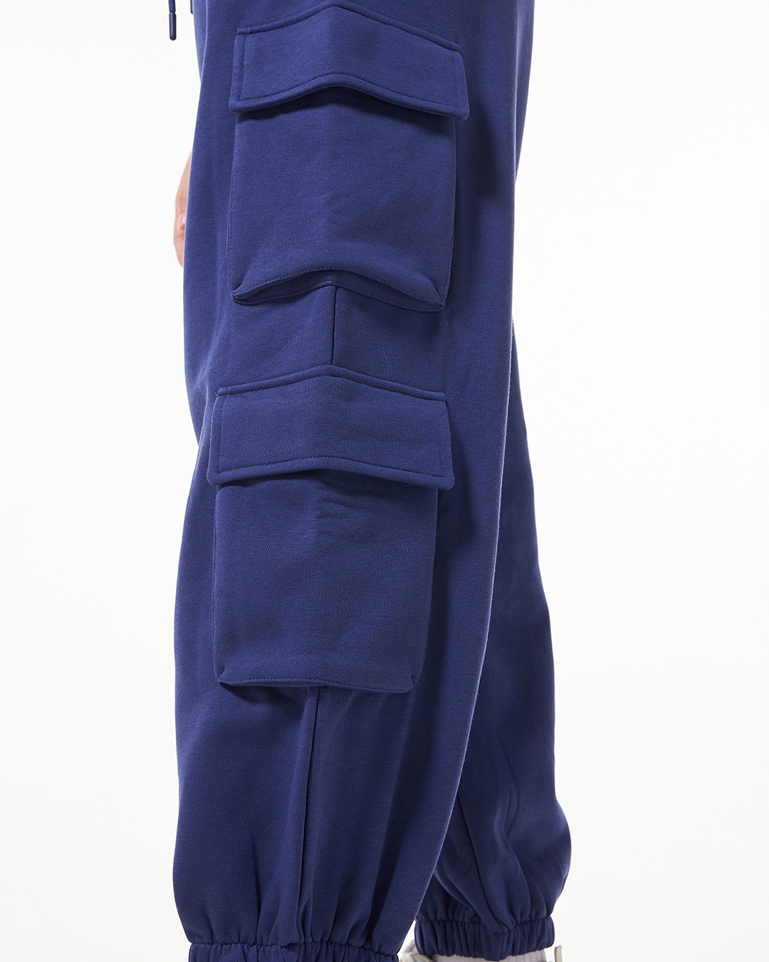 Buy Women's Skipper Blue Super Loose Fit Joggers Online at Bewakoof