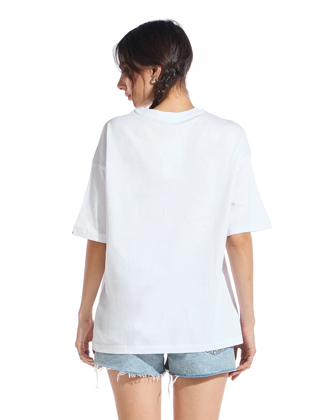Buy Women's White Destination Goa Graphic Printed Oversized T-shirt ...