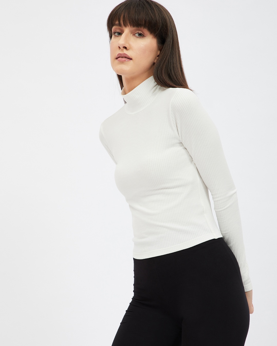 Buy Women's White Full Sleeve Top for Women White Online at Bewakoof