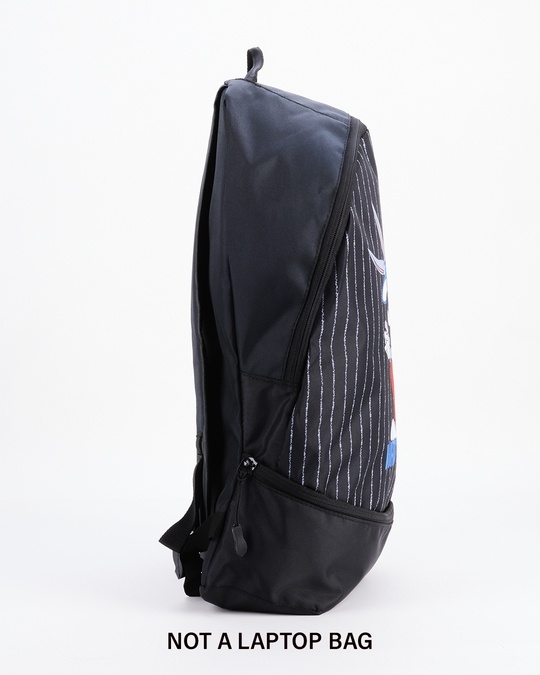 Buy Unisex Black Bad Bunny Bugs Graphic Printed Small Backpacks Online ...