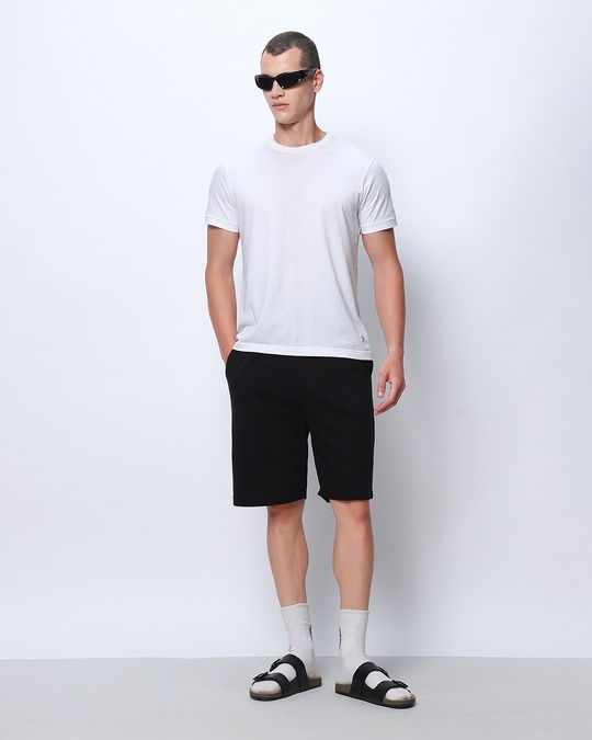Buy Men's Black Oversized Shorts for Men Online at Bewakoof