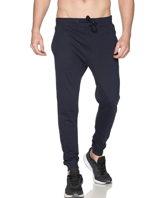 Buy Men's Blue Side Striped Joggers for Men Blue Online at Bewakoof