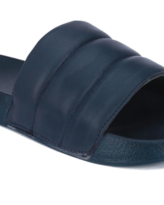 Buy Men's Blue Sliders Online in India at Bewakoof