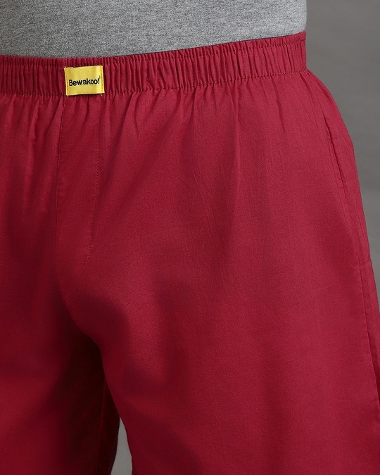 Buy Men's Red Boxers Online in India at Bewakoof