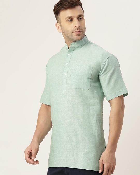 Buy Men's Green Kurta for Men Green Online at Bewakoof