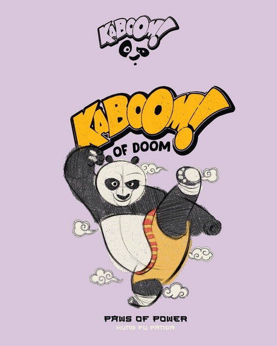 Buy Men's Purple Kaboom Graphic Printed T-shirt for Men Online at Bewakoof