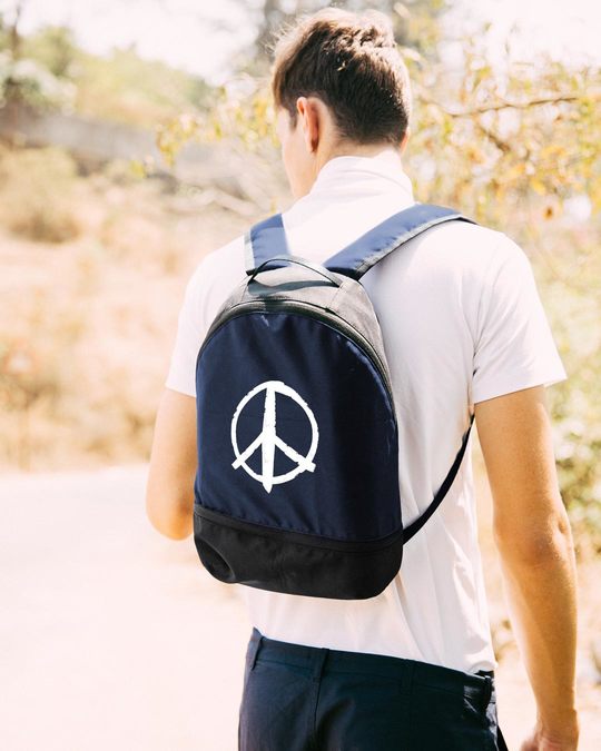 Buy Peace Symbol Printed Bags Online India @ Bewakoof.com