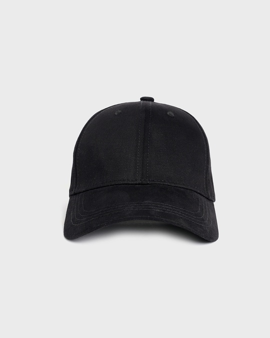 Buy Plain Black Baseball Cap Online in India at Bewakoof