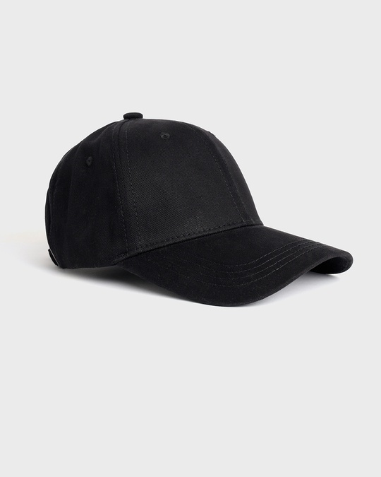 Buy Plain Black Baseball Cap Online in India at Bewakoof