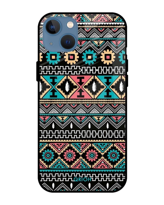 Buy Printed Premium Glass Cover For iPhone 13 mini (Impact Resistant ...