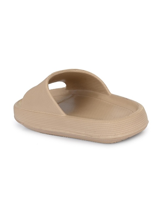 Buy Unisex Beige Sliders Online in India at Bewakoof