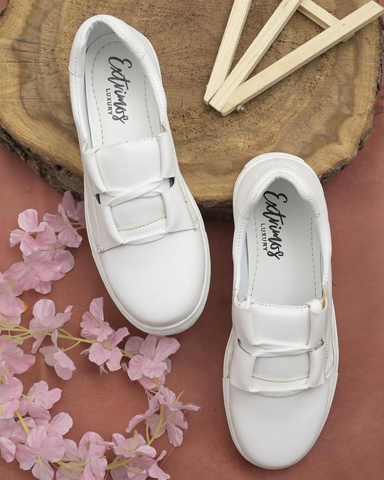 Buy Women's White Casual Shoes Online in India at Bewakoof