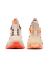 Buy Men's Beige & Orange Spring Edge Alpha 2 High-Top Sneakers Online ...