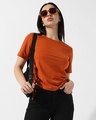 Buy Women's Rust Orange Top Online at Bewakoof