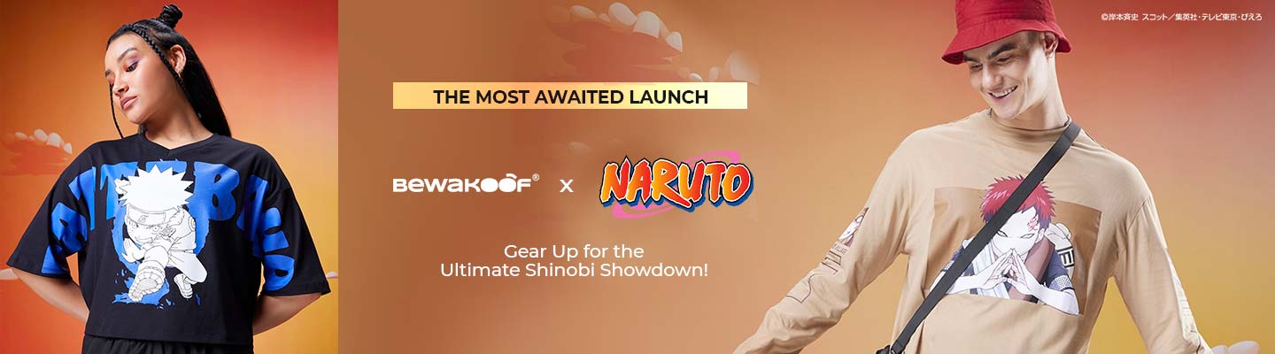 Official Naruto Merchandise - Buy Naruto T-shirts online in India