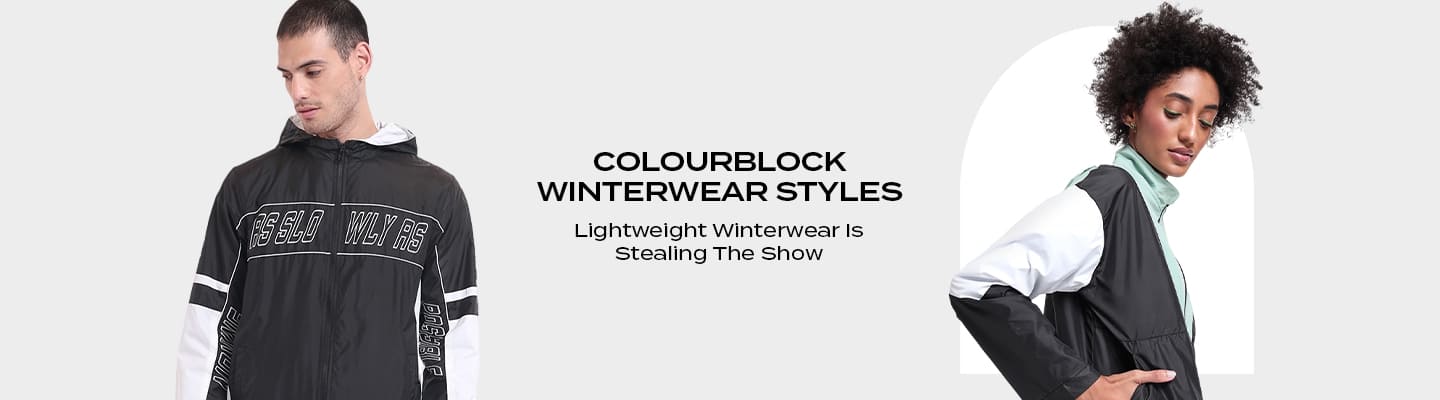 Buy Colorblock Winterwear for Men Online in India | Bewakoof