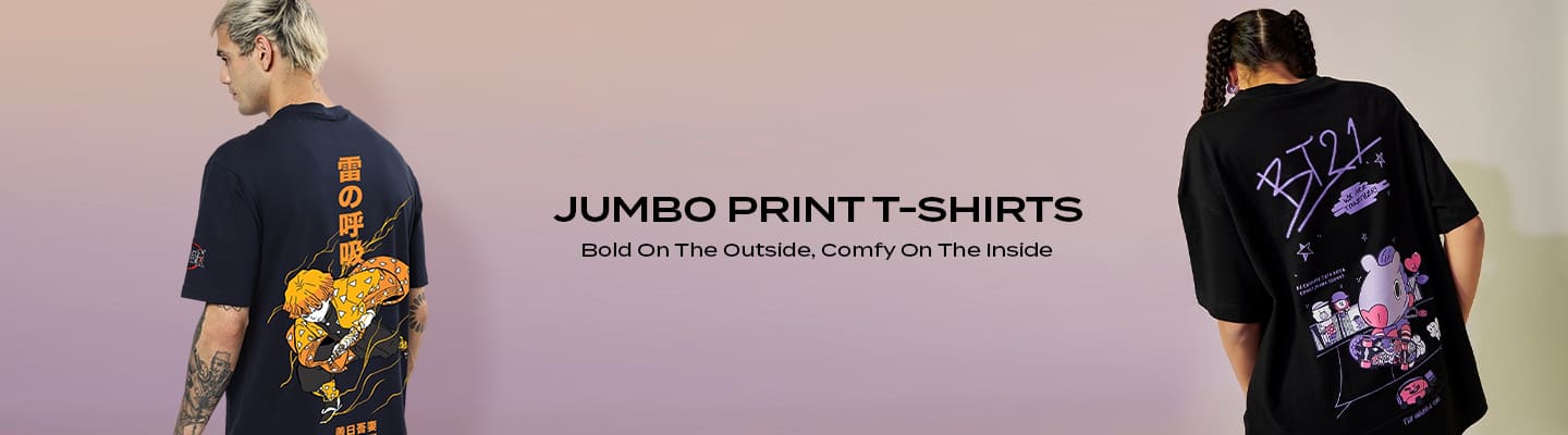 Jumbo Prints Collection: Buy Jumbo Prints Clothing Online | Bewakoof