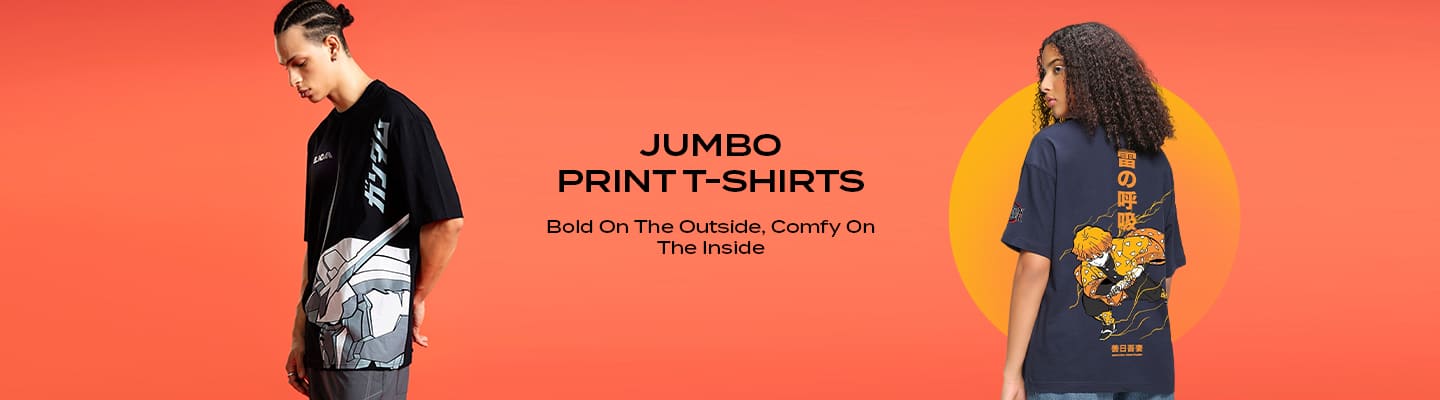 Jumbo Prints Collection: Buy Jumbo Prints Clothing Online | Bewakoof