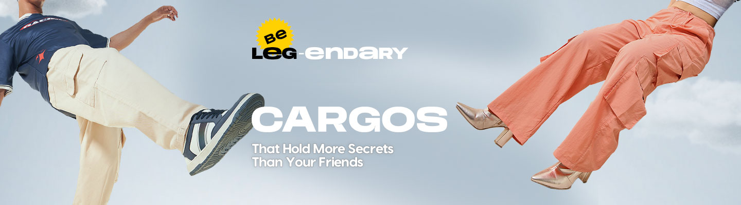 Shop Trendy Cargos for Men and Women Online at Low Prices