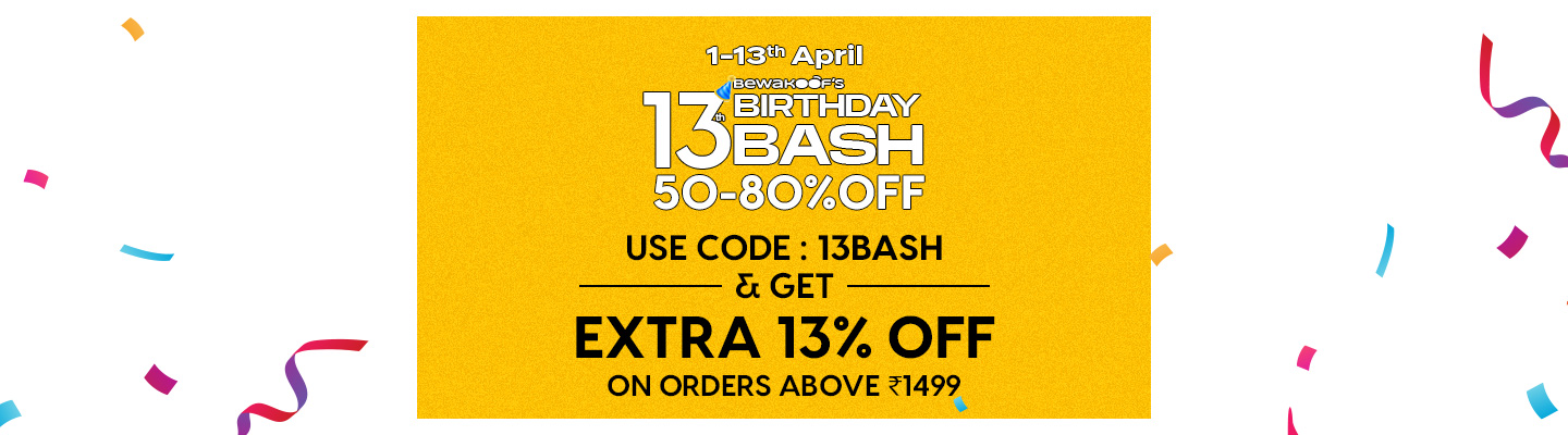 Bewakoof Coupon Codes & Offers | Upto 60% + 15% OFF